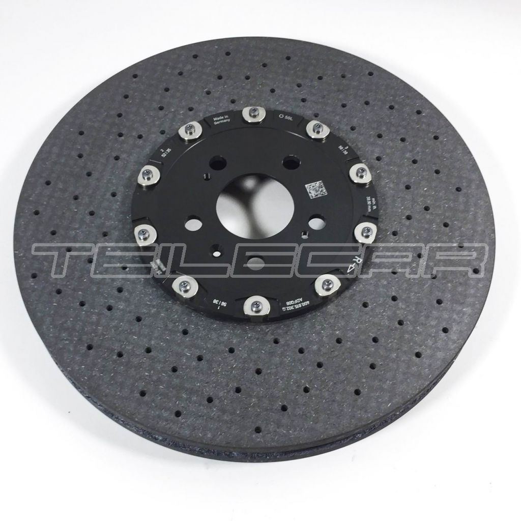 Audi RS6 RS7 NEU Bremsscheibe Keramik VA / R / Front Brake Disc Ceramic ...